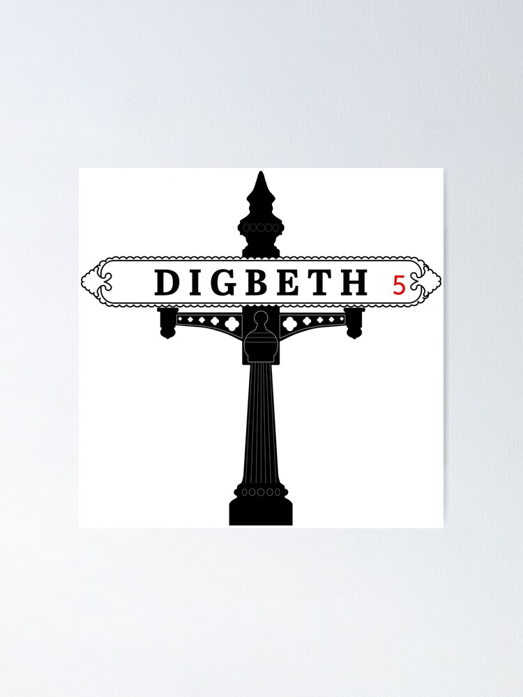 Póster «Letrero de calle Vintage Digbeth B5» de BrumStuff | Redbubble