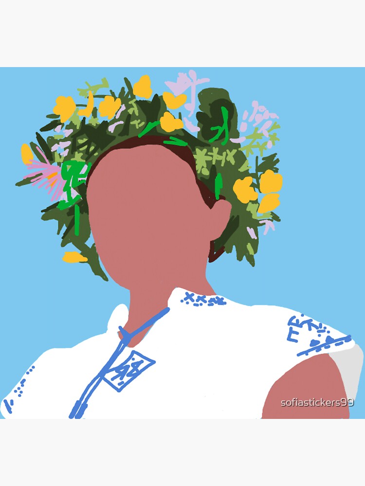 "Midsommar Sticker" Sticker by sofiastickers99 | Redbubble