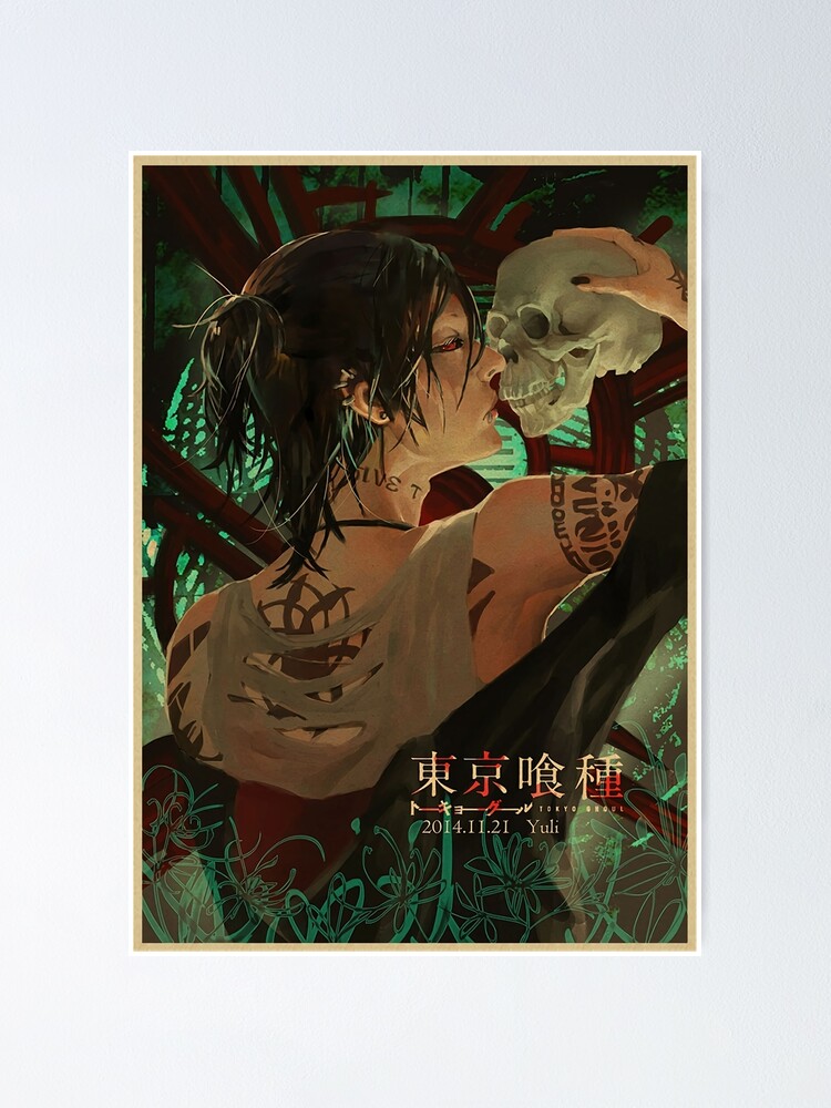"Uta Tokyo Ghoul Retro Poster" Poster for Sale by judymoody659 | Redbubble