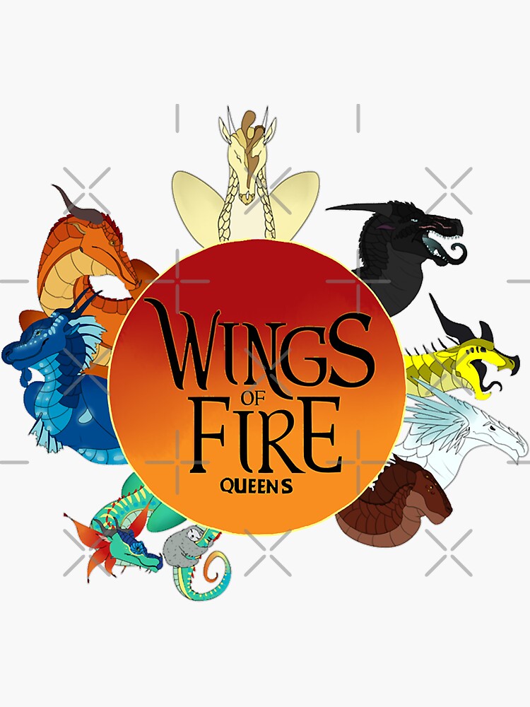 "Glory Fantasy Rainwing Queens Retro" Sticker for Sale by ...