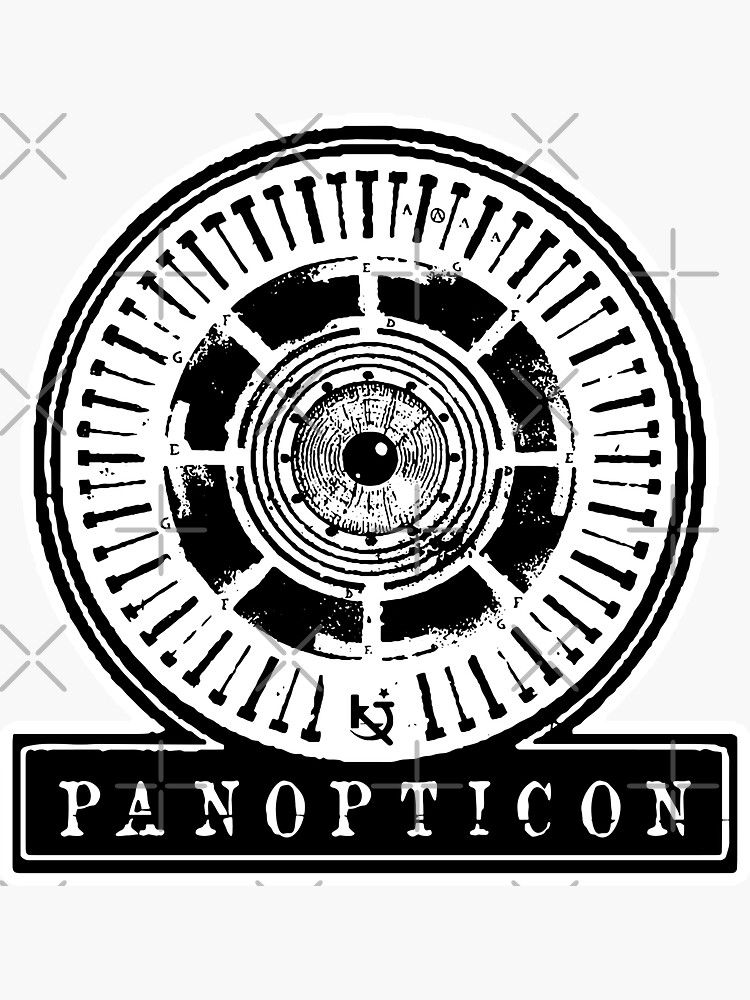 "PANOPTICON" Sticker for Sale by RuinM-usic | Redbubble