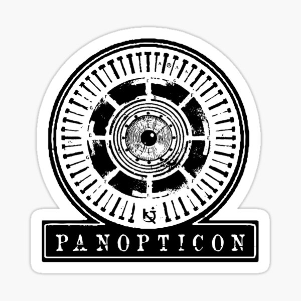 "PANOPTICON" Sticker for Sale by RuinM-usic | Redbubble