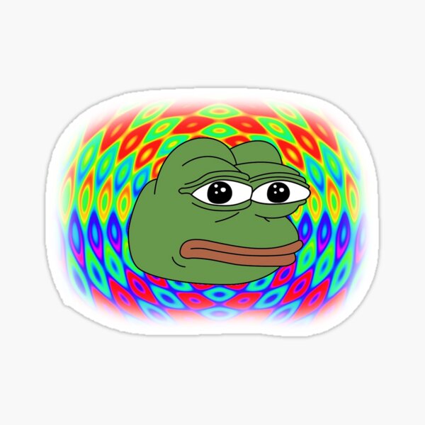 Rainbow Pepe Stickers | Redbubble