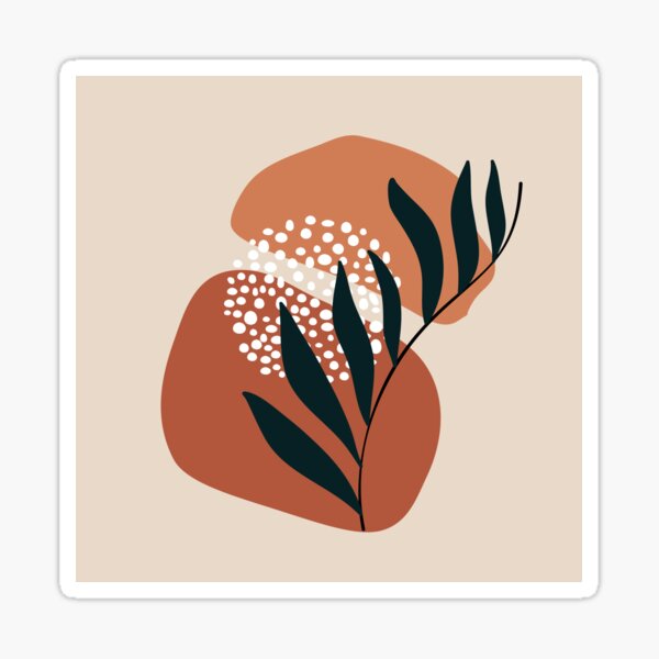 "Mid Century modern art " Sticker by Pottasiumarc | Redbubble