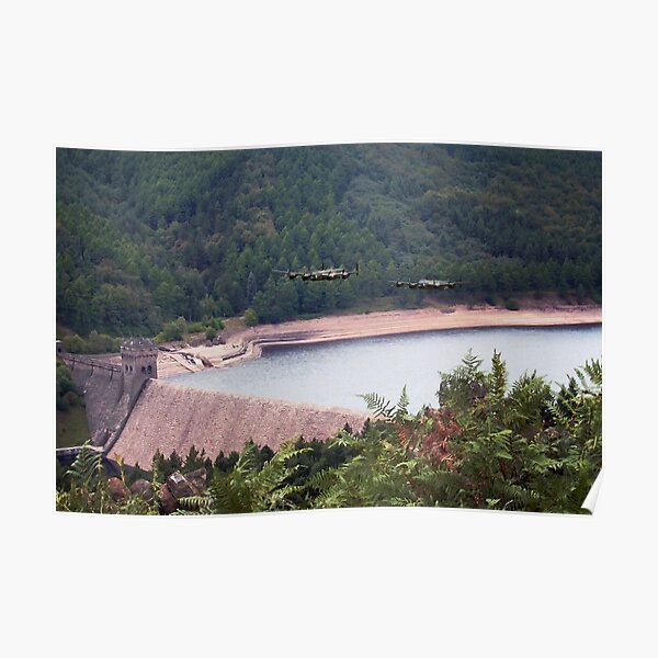 " Over The Dam" Poster for Sale by aviationart | Redbubble
