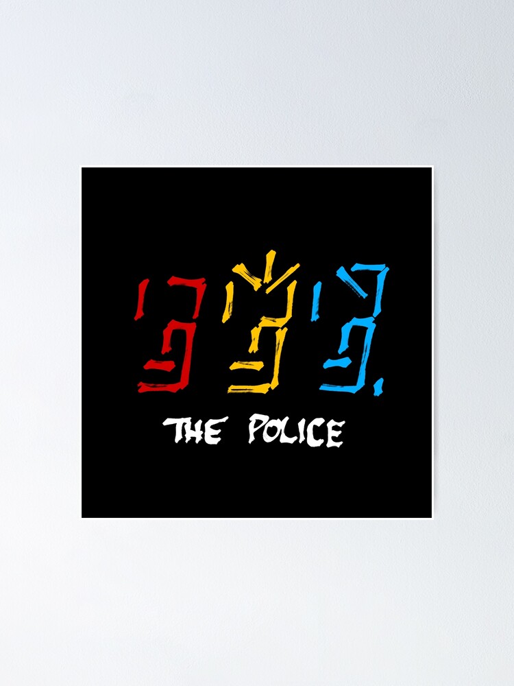 "THE POLICE" Poster for Sale by TheBandwagen | Redbubble