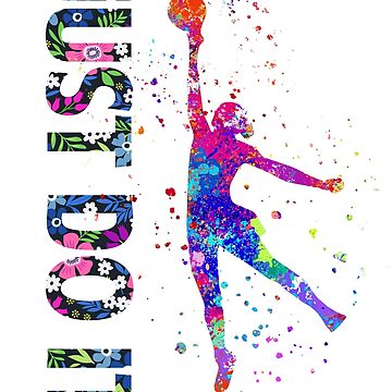 "Netball Just Do It Watercolor Art" Poster for Sale by LittleFunky79 ...