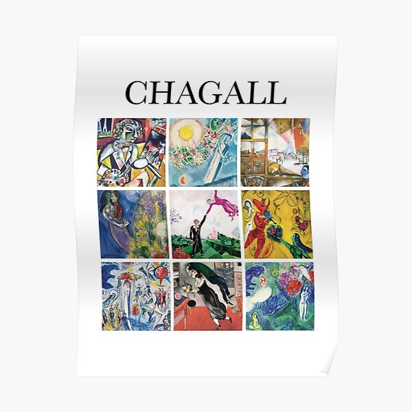 "Chagall - Collage" Poster for Sale by Artilyshop1 | Redbubble