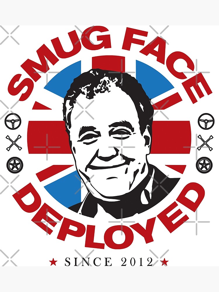 "Vintage Retro Smug Face Deployed Classic Fan" Poster by Hannahkuhn ...