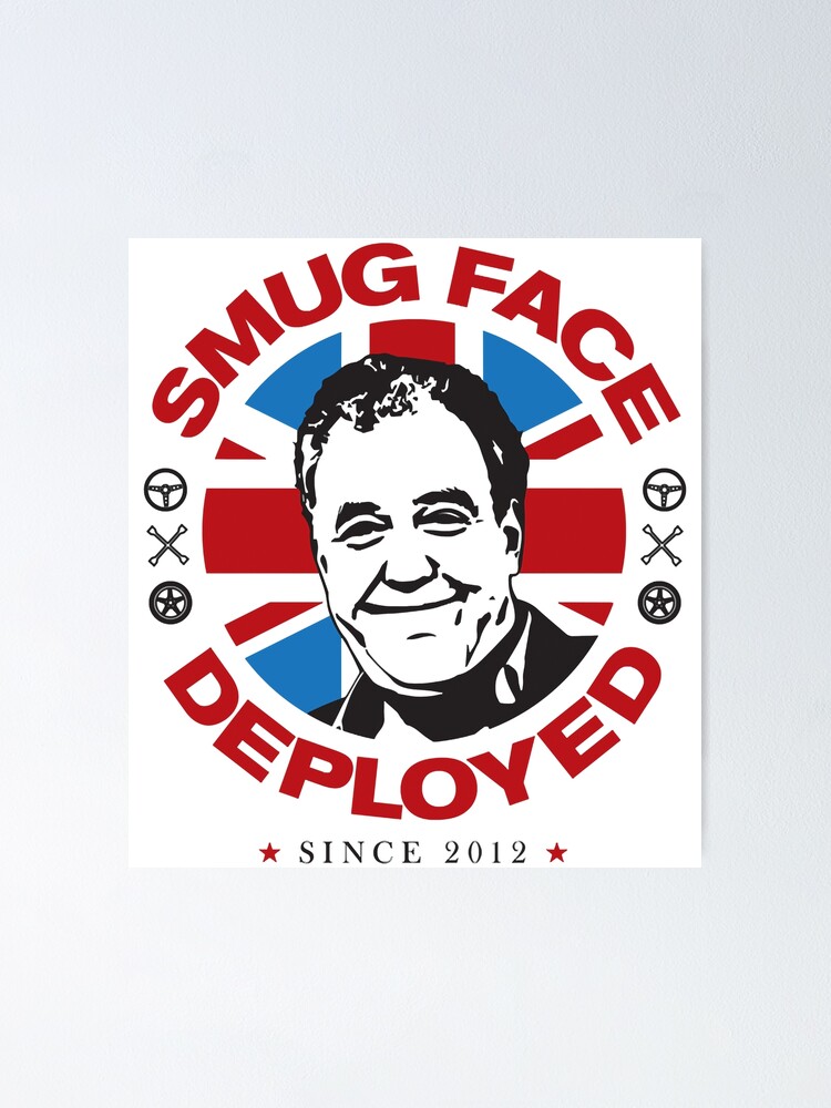 "Vintage Retro Smug Face Deployed Classic Fan" Poster by Hannahkuhn ...