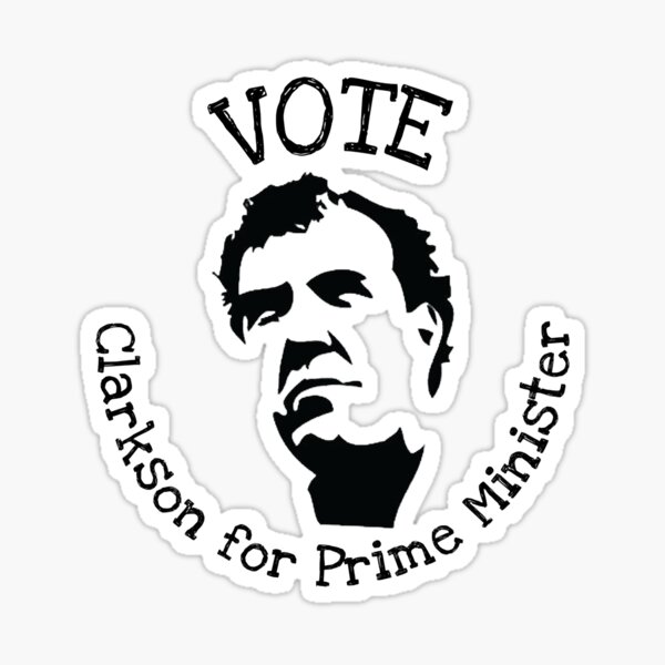 "Women Men Clarkson Prime Minister Gifts For Fan" Sticker for Sale by ...