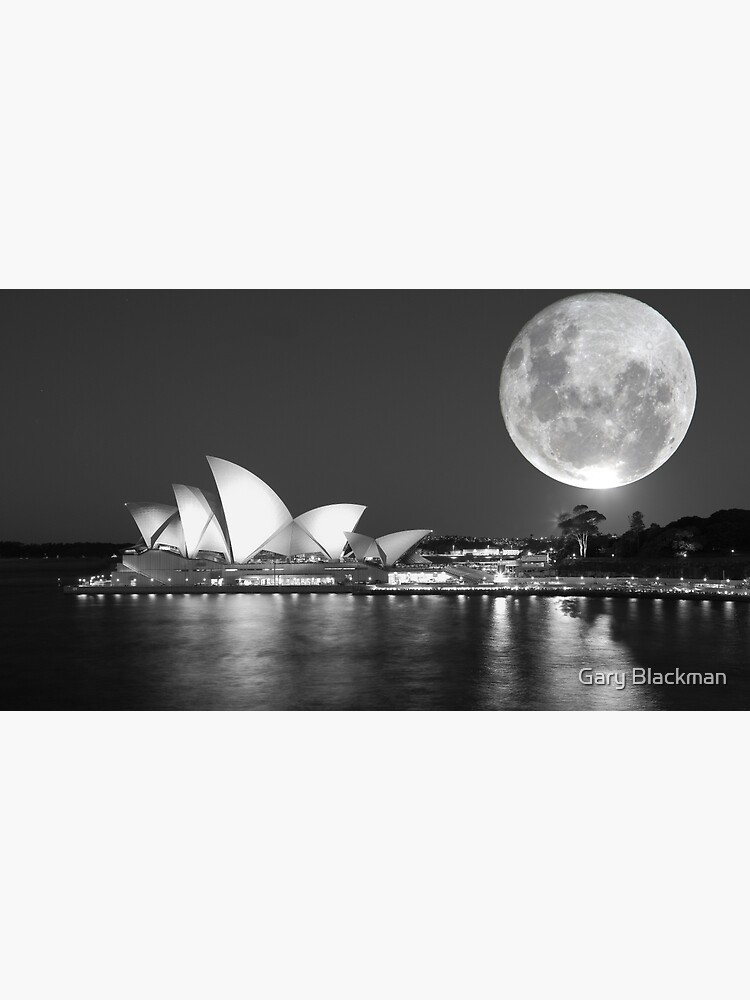 "Full moon over Sydney Opera House - Australia" Art Print for Sale by ...