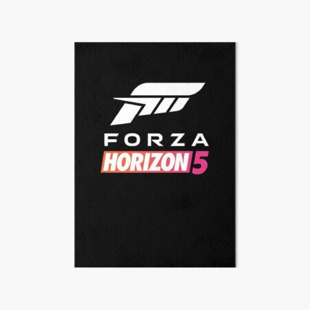 "Forza Horizon 5 Logo White 4k" Art Board Print by Jenniferelson ...