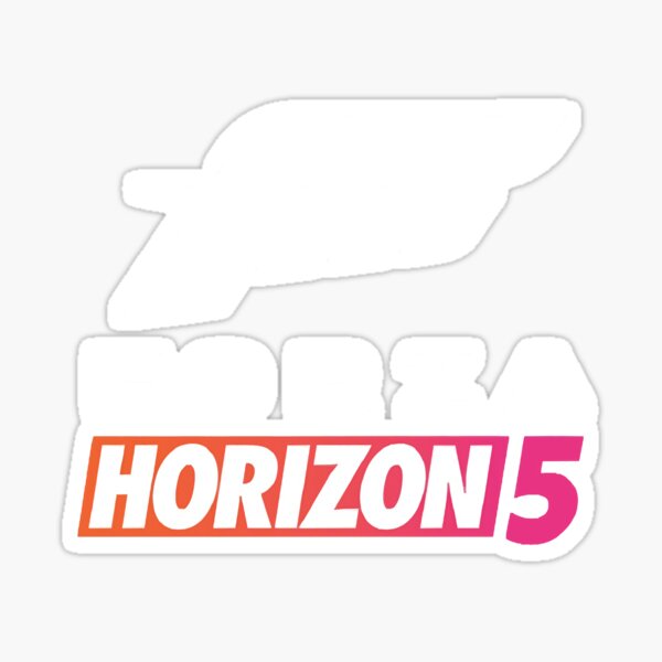 "Forza Horizon 5 Logo White 4k" Sticker for Sale by Jenniferelson ...