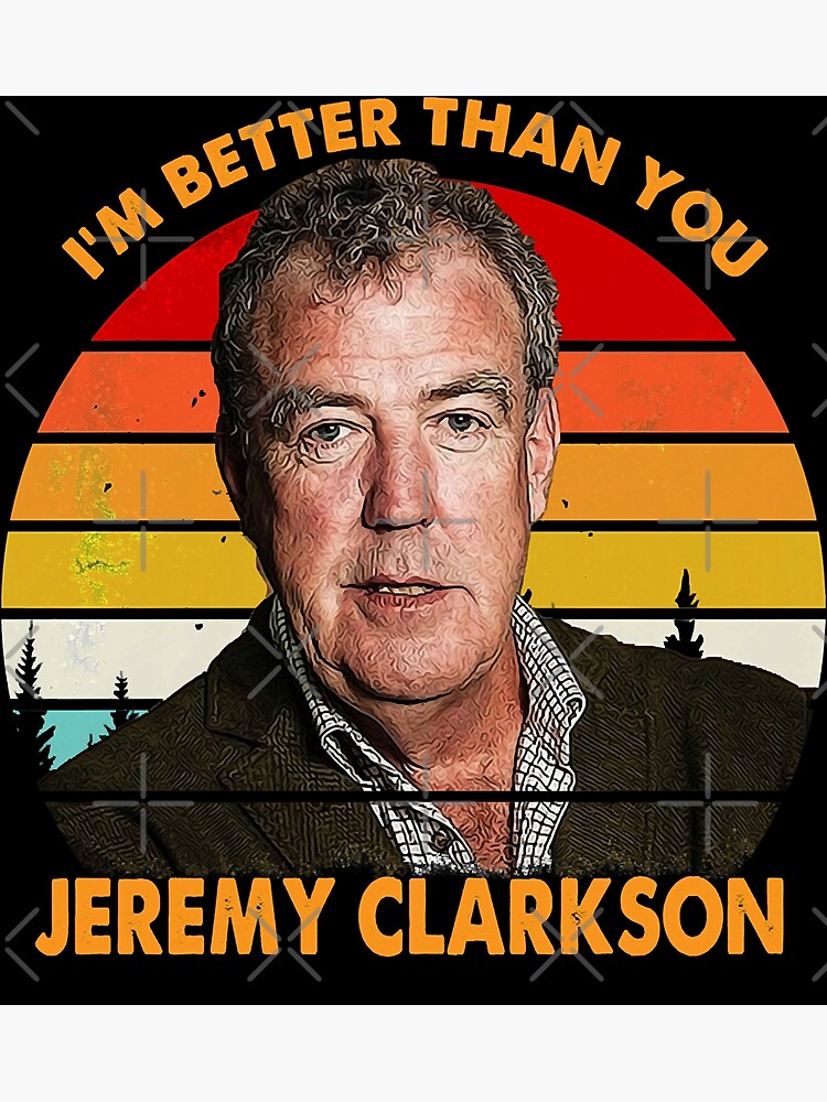 "Birthday Gifts Jeremy Clarkson Farmer Vintage Cute Gift" Poster for ...