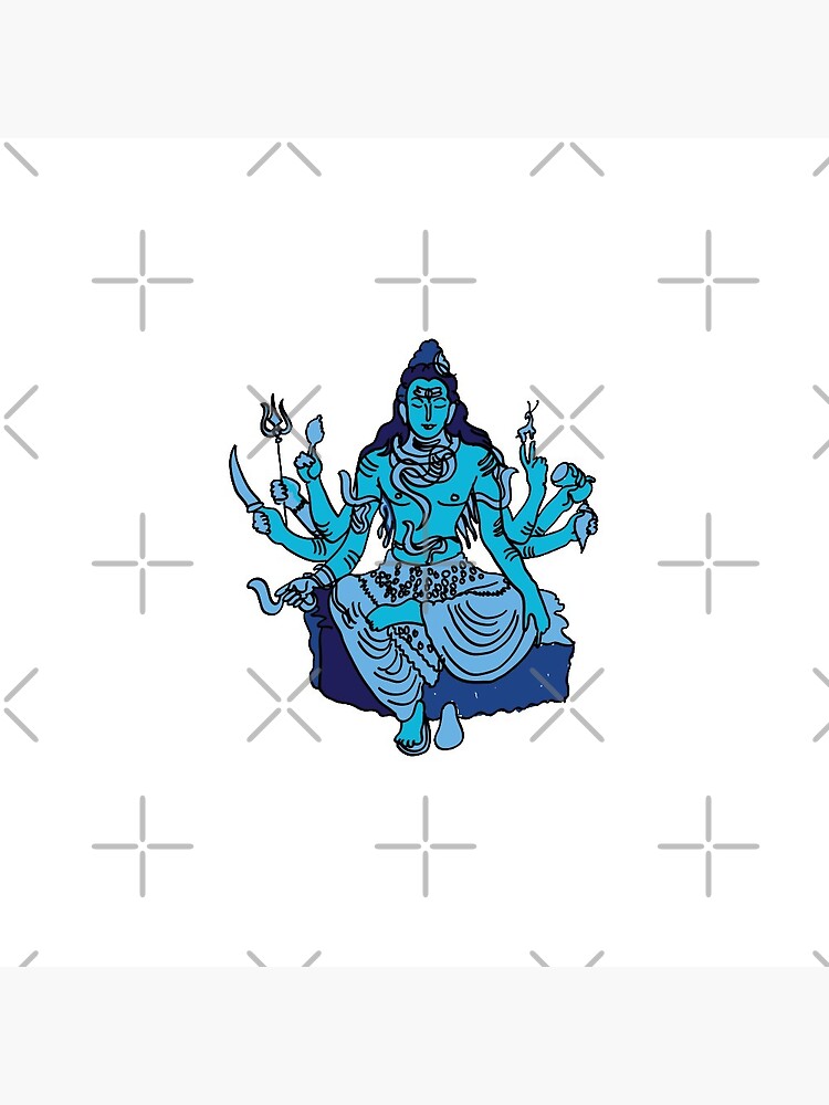 "lord shiva | lord shiva | blue colour lord shiva" Pin for Sale by ...