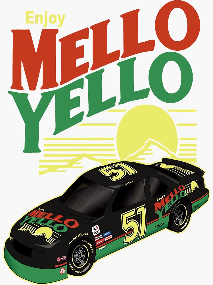 "Enjoy Mello Yello 51 Logo" Sticker for Sale by dardargo | Redbubble