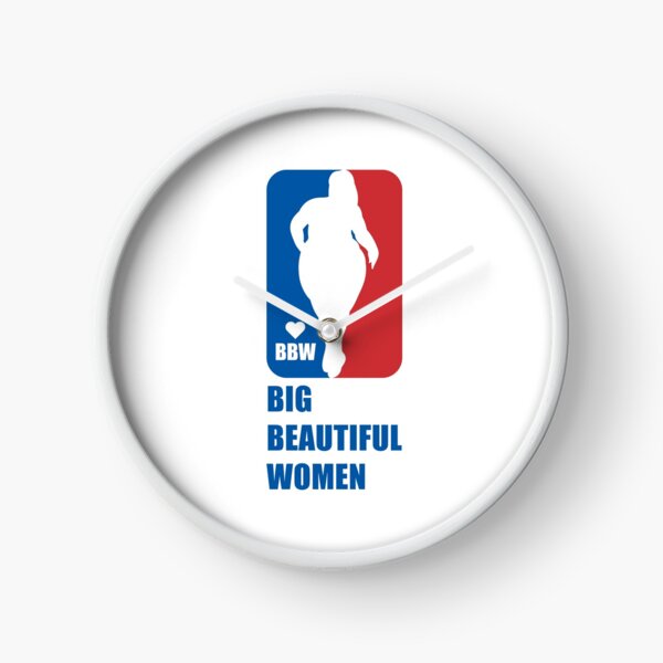 "I Love BBW Big Beautiful Women - BBW Quotes" Clock for Sale by ...