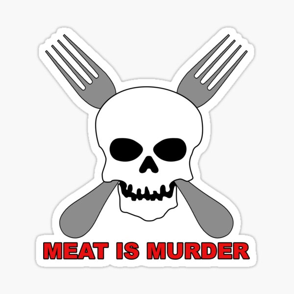 Meat Is Murder Stickers | Redbubble