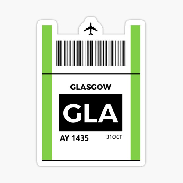 "Glasgow" Sticker by MerchSuperb | Redbubble