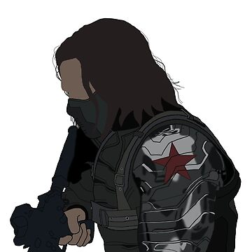 "Winter Soldier - Bucky Barnes Sticker" Sticker for Sale by IvyBjorg ...
