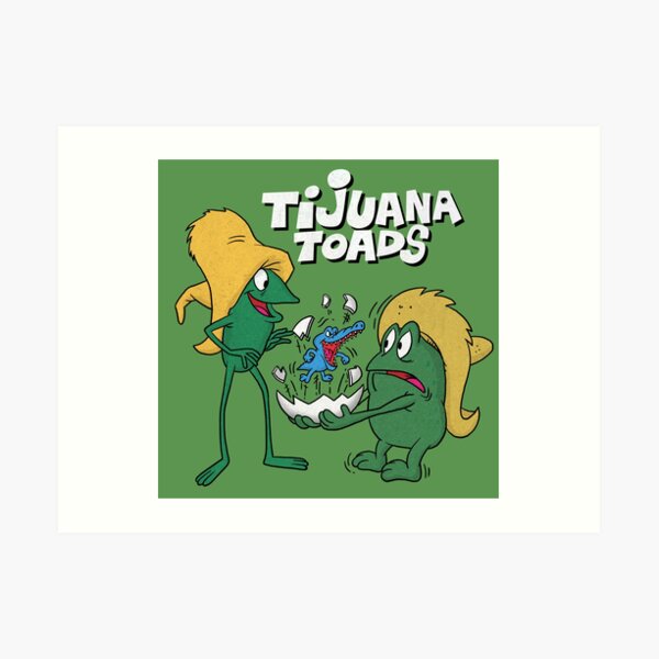 "Tribute to Obscure Cartoon Characters: The Tijuana Toads, El Toro and Pancho" Art Print for ...