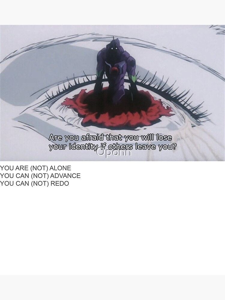 "(NOT) Evangelion" Poster for Sale by Oponn | Redbubble