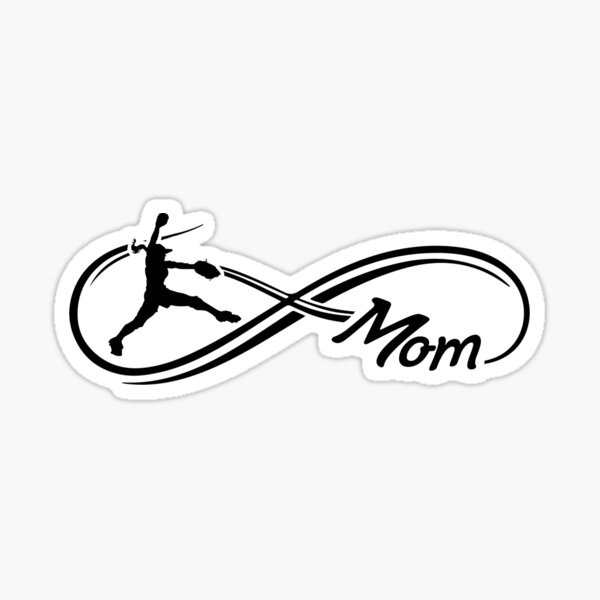 "infinity symbol Softball" Sticker for Sale by Vanthuandesign | Redbubble