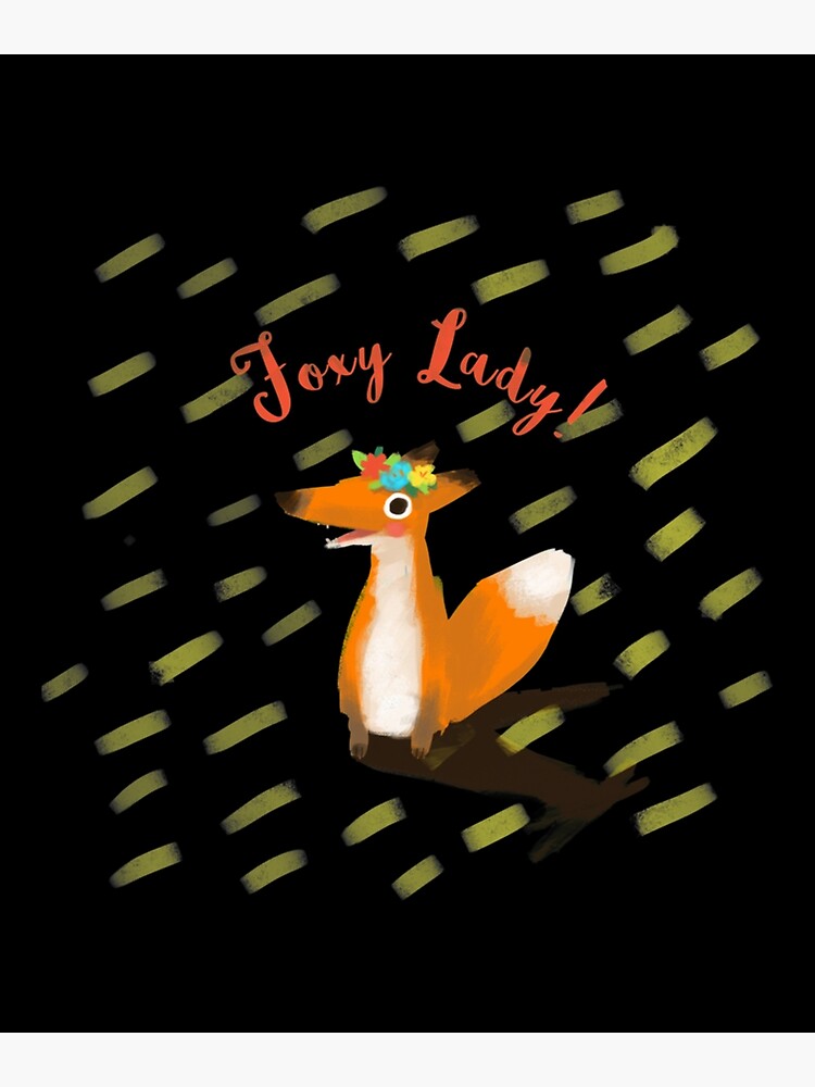 "Foxy Lady" Poster for Sale by SeolGold | Redbubble