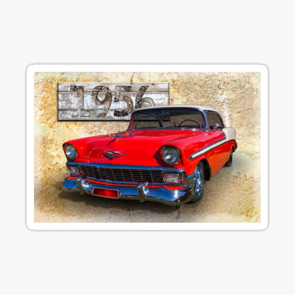 "56 Chev" Sticker for Sale by cars | Redbubble