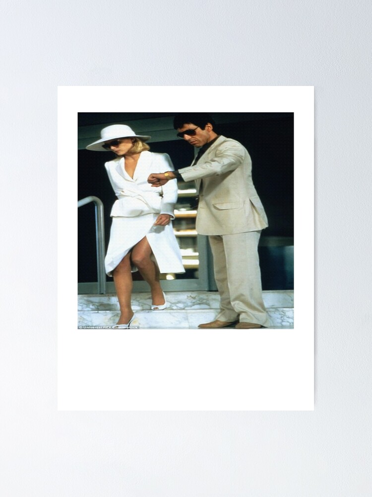 "Scarface Tony Montana Elvira Classic Design s Soft Women" Poster for ...