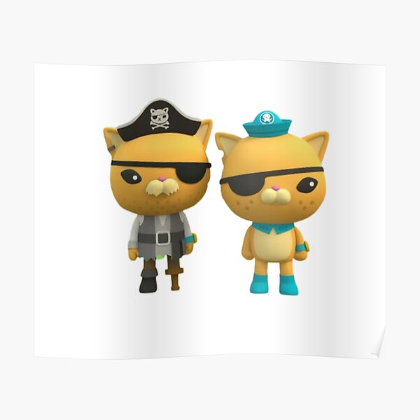 Póster «Personaje de Kwazii y Calico Jack de Octonauts» de Reo12 ...