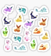 Eeveelutions: Stickers | Redbubble