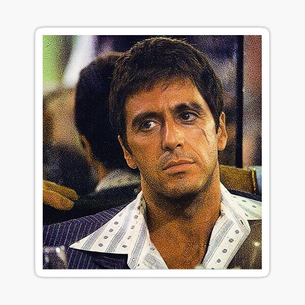 "Scarface" Sticker for Sale by Scarface5x | Redbubble