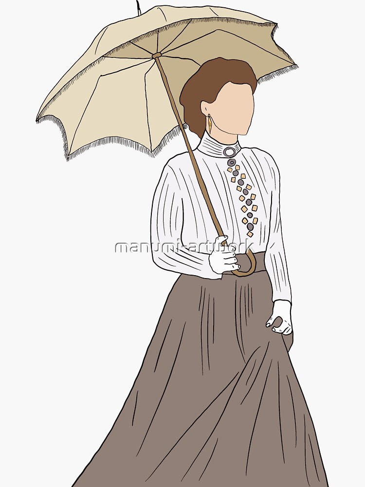 "Lily Bart" Sticker for Sale by manumi-artwork | Redbubble
