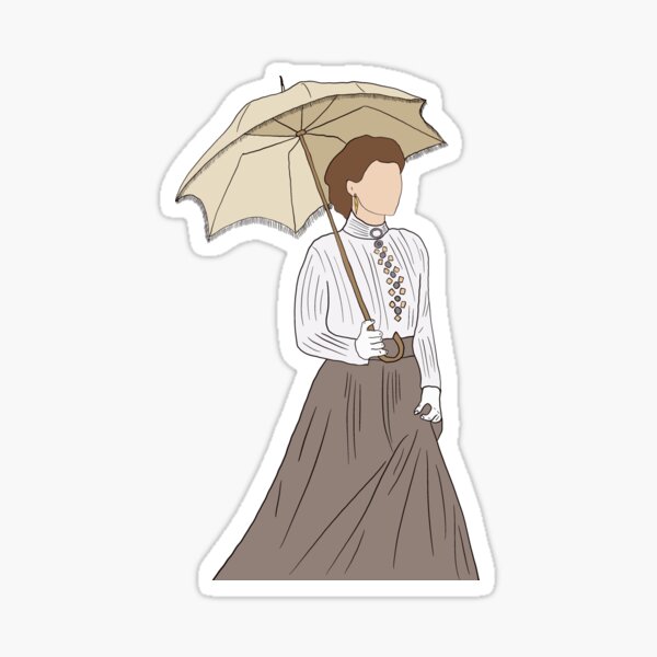 "Lily Bart" Sticker for Sale by manumi-artwork | Redbubble