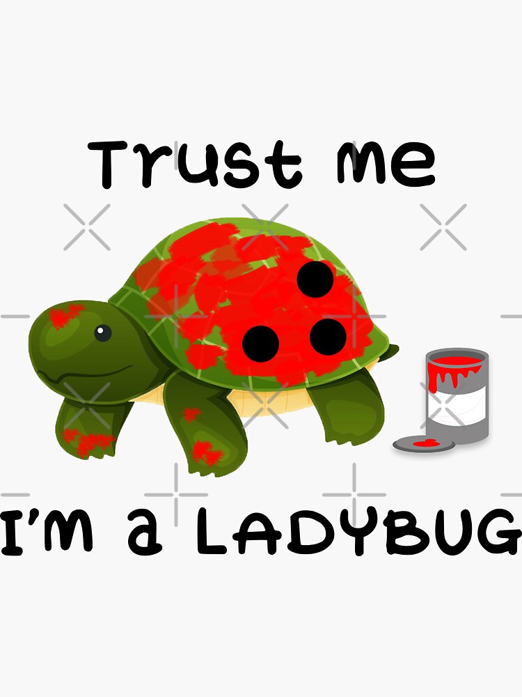 "Ladybug Turtle" Sticker for Sale by dimitar-pnankov | Redbubble
