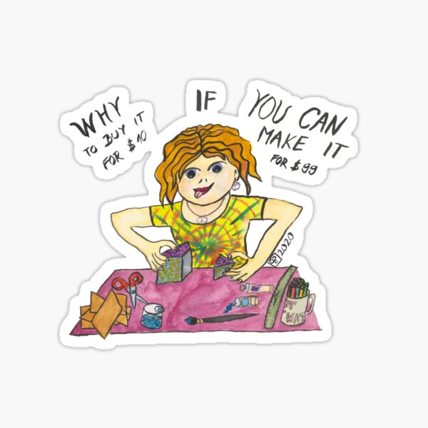 "DIY MEME" Sticker for Sale by Pragonette | Redbubble
