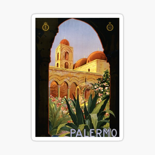 "Palermo" Sticker by AisforArt | Redbubble