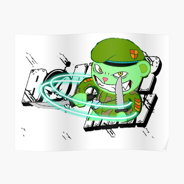 "Flippy Happy Tree Friends - Classic" Poster for Sale by ElPatron258366 ...