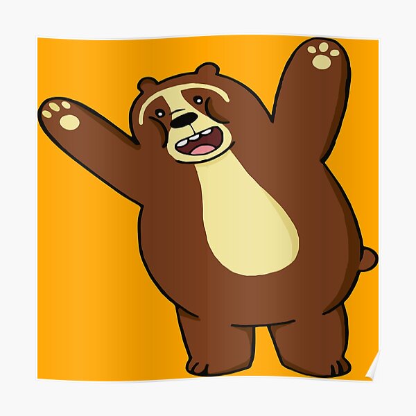Póster «Oso andino: el más cariñoso de todos» de oko-designs | Redbubble