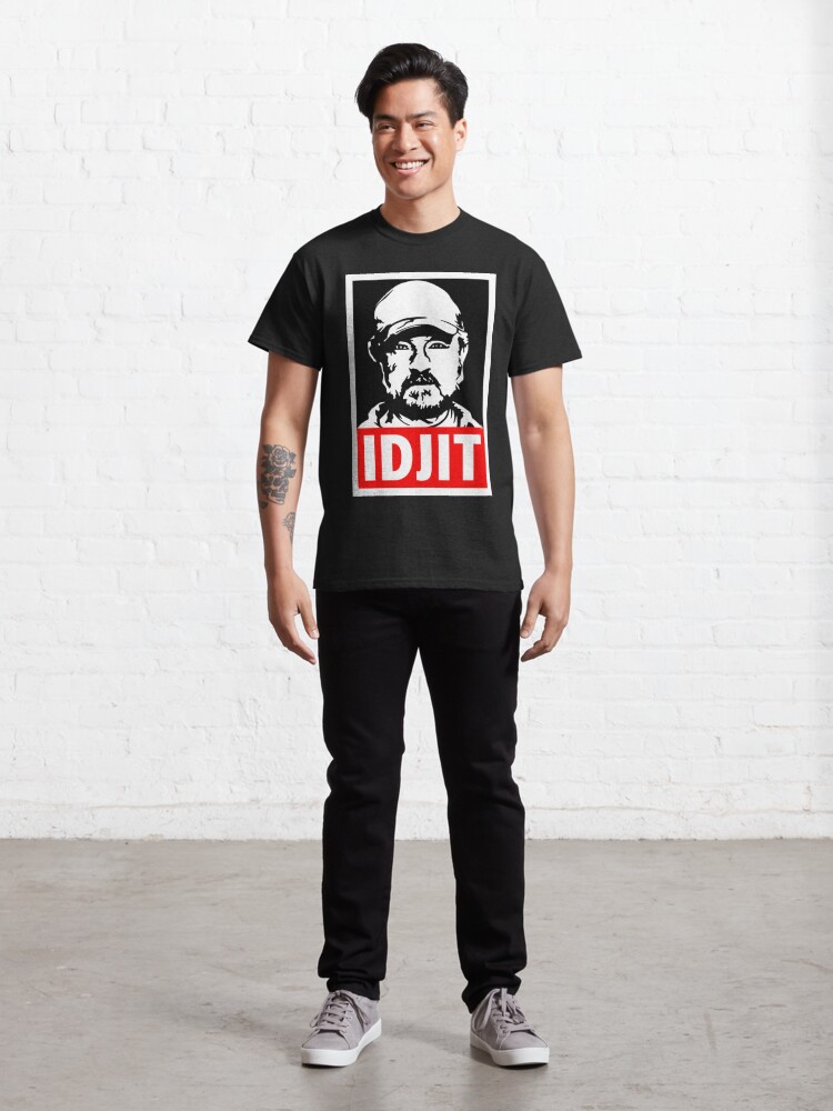 "Supernatural Bobby Singer "IDJIT"" T-shirt by OBSKUREVINYL | Redbubble