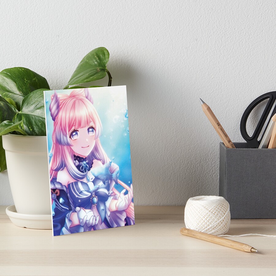 "Sangonomiya Kokom Genshin Impact " Art Board Print by jerestudio ...