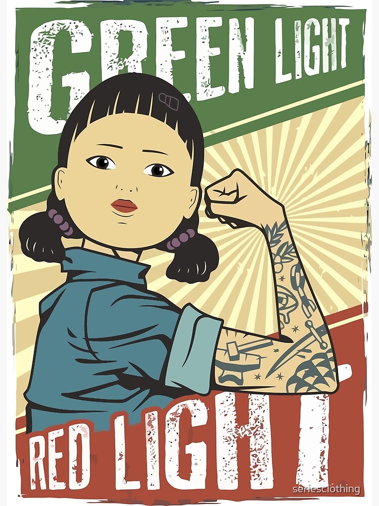 "Squid Game - Green Light / Red Light" Poster for Sale by ...