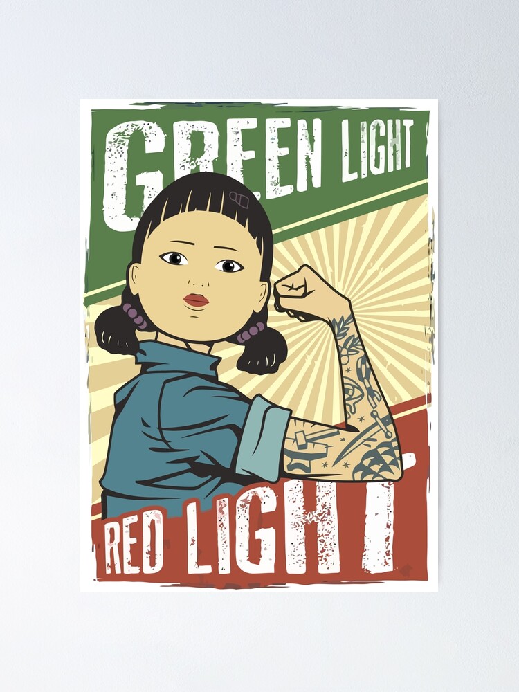"Squid Game - Green Light / Red Light" Poster for Sale by ...
