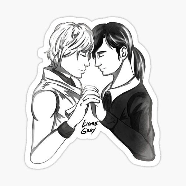 "Inktober 2021 - 26 CONNECT" Sticker by EmmeGray | Redbubble