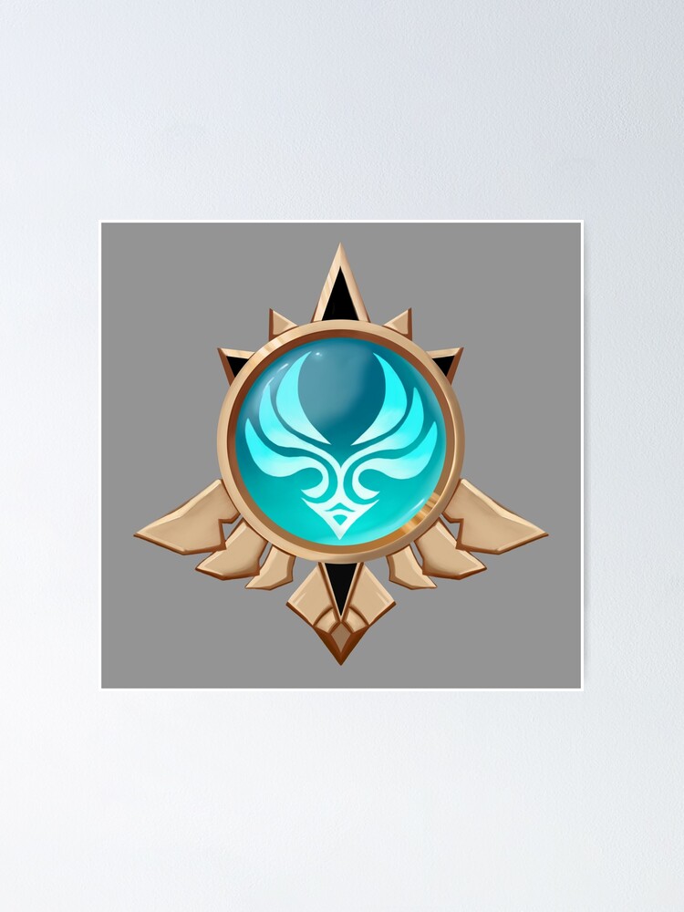 "Anemo vision" Poster for Sale by Geraldine-N | Redbubble