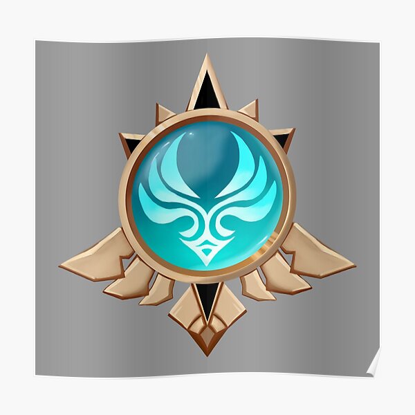 "Anemo vision" Poster for Sale by Geraldine-N | Redbubble