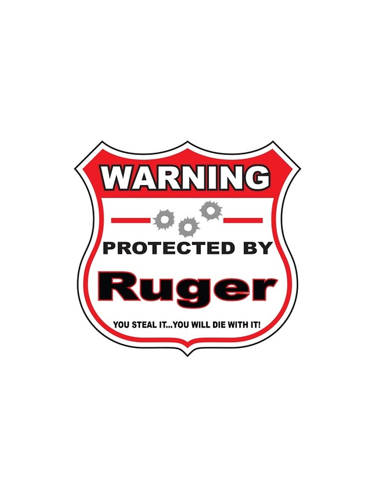 "Ruger Protected by Ruger Shield" iPhone Case for Sale by gungifts ...