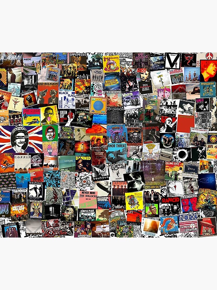 "Album Cover Collage - Punk Edition music" Poster for Sale by niuhsdu ...